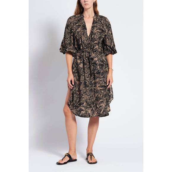 SECULAR | Dresses | New Secular Ellie Dress In Etched Camel | Poshmark
